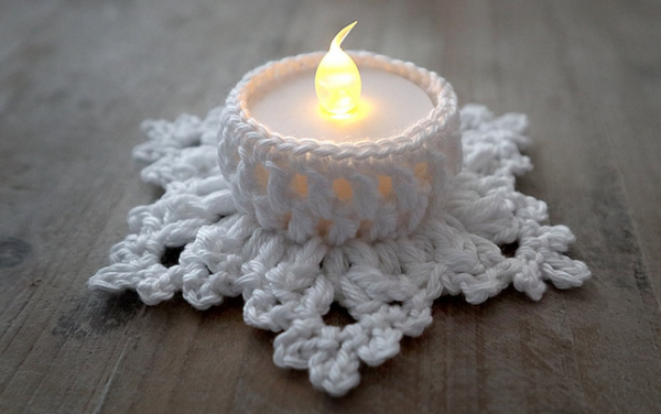 Tealight Holder Crochet Pattern – Craftely