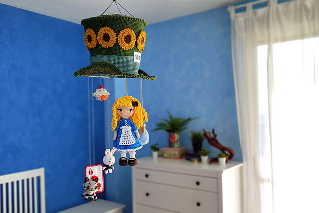 Mobile Alice in Wonderland Crochet Pattern – Craftely